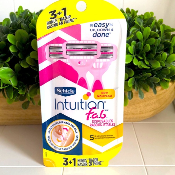 Schick | Bath & Body | Schick Intuition Fab Disposable Razors Bonus ...